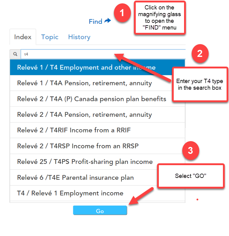 How do I enter a T4 slip (and matching RL-Slips)?