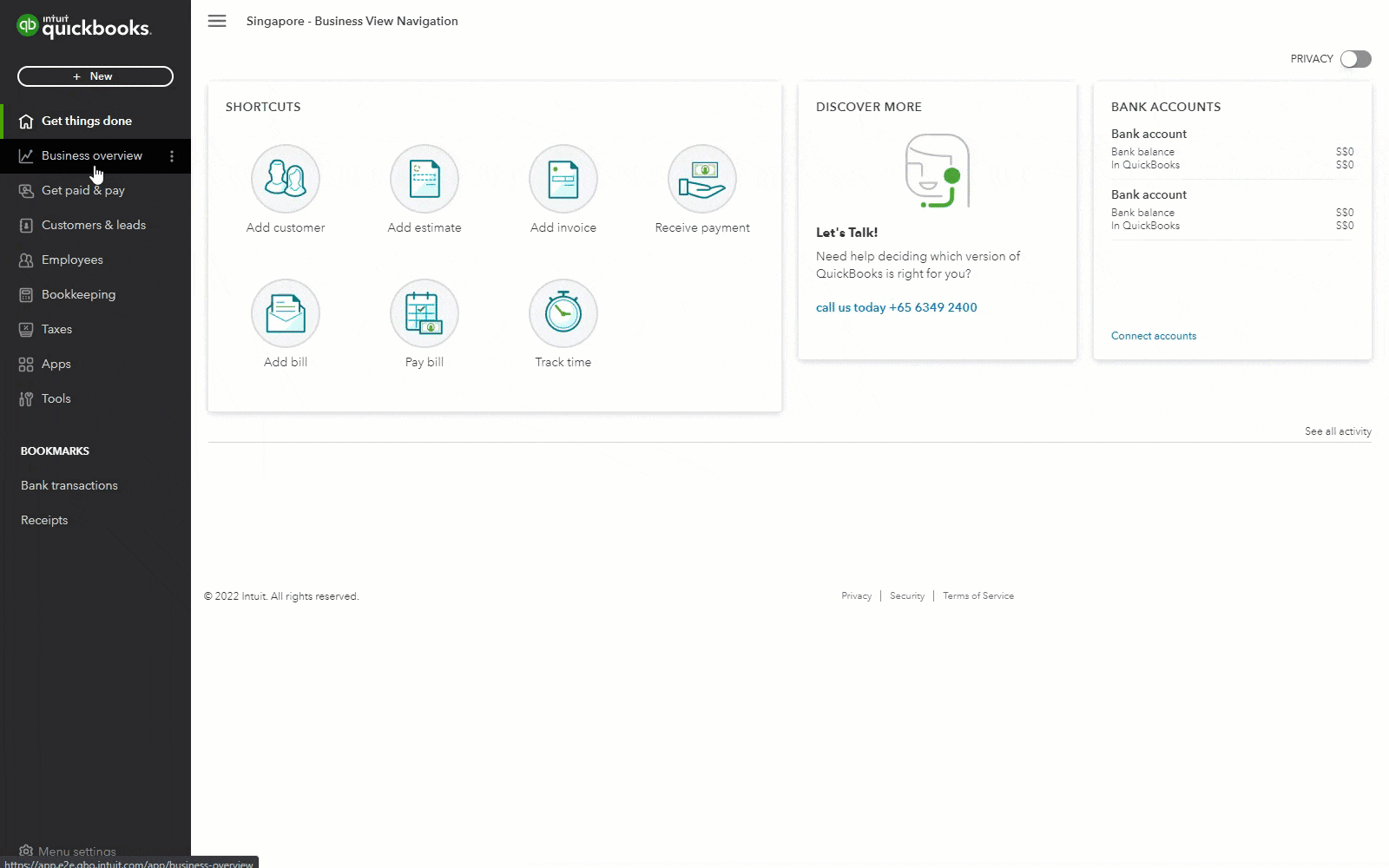Understand the navigation menu in QuickBooks Online