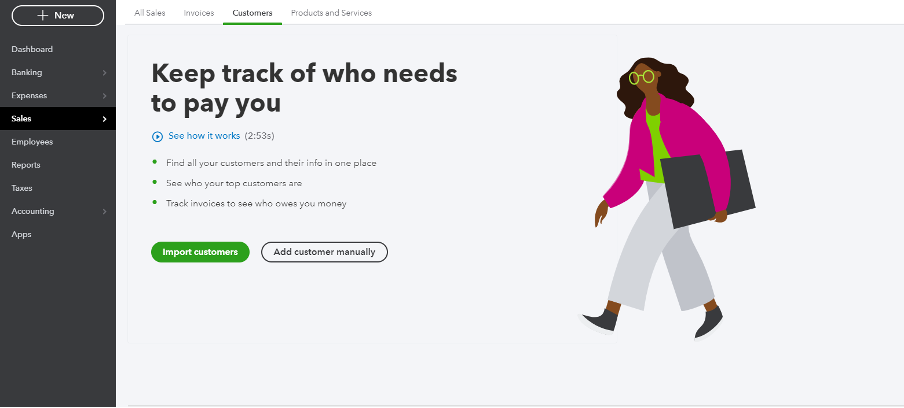 Add and manage customers in QuickBooks Online