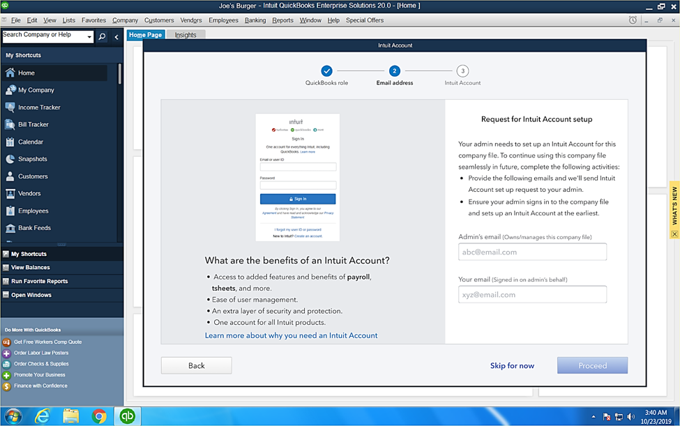 How to access QuickBooks Desktop files with One Intuit Account
