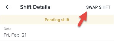 Manage Shift Swapping