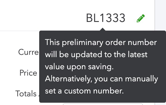 How to edit a sales order in QuickBooks Commerce?