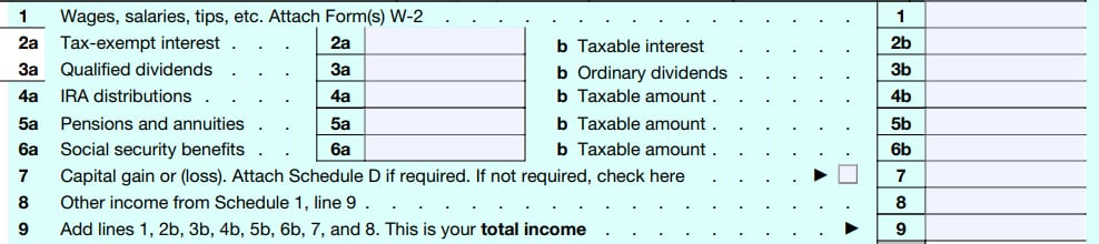 How to understand Form 1040