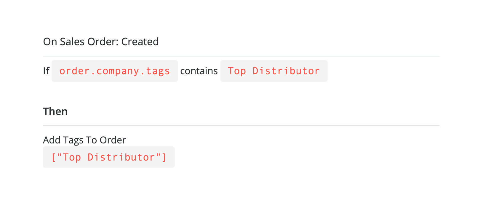 Add Tags to order based on buyer details