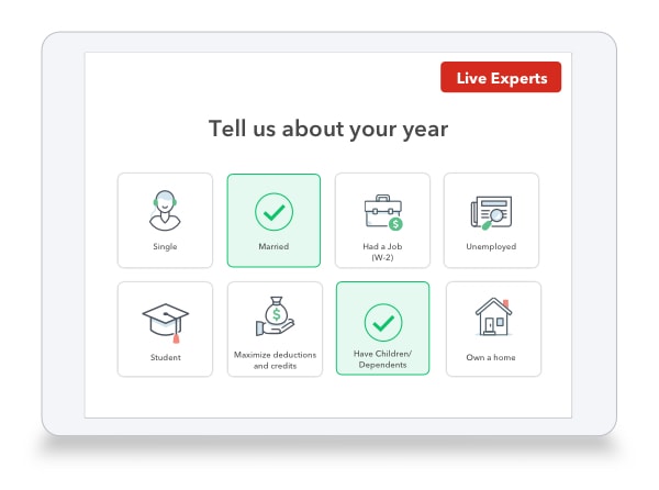 TurboTax® Live Basic, Simple Tax Returns with Tax Expert Advice