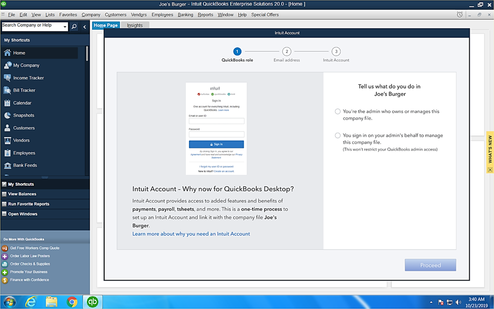 How to access QuickBooks Desktop files with One Intuit Account
