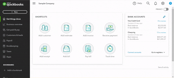 Understand The Navigation Menu In Quickbooks Online