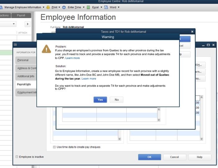 How To Calculate Canada Pension Plan When Employee Moves From Quebec To
