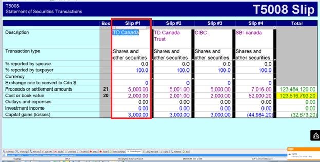 About the Auto-fill My Return T5008 Group Function